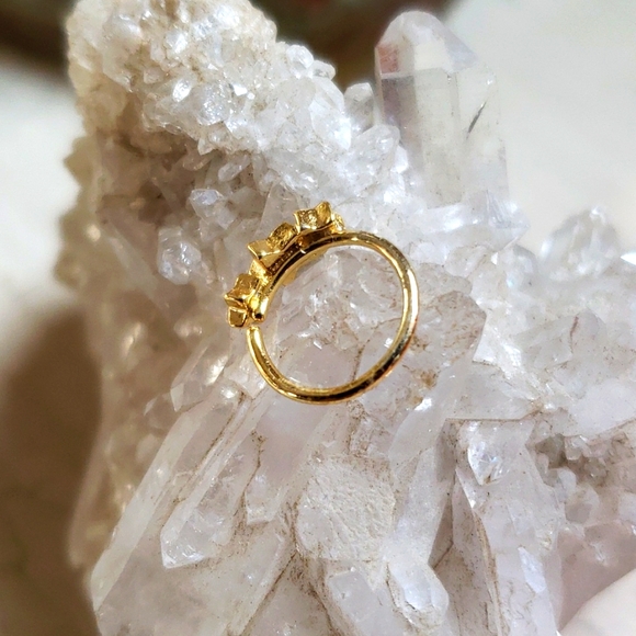 Body Candy | Jewelry | Body Candy Gold And Crystal Stars Nose Ring ...